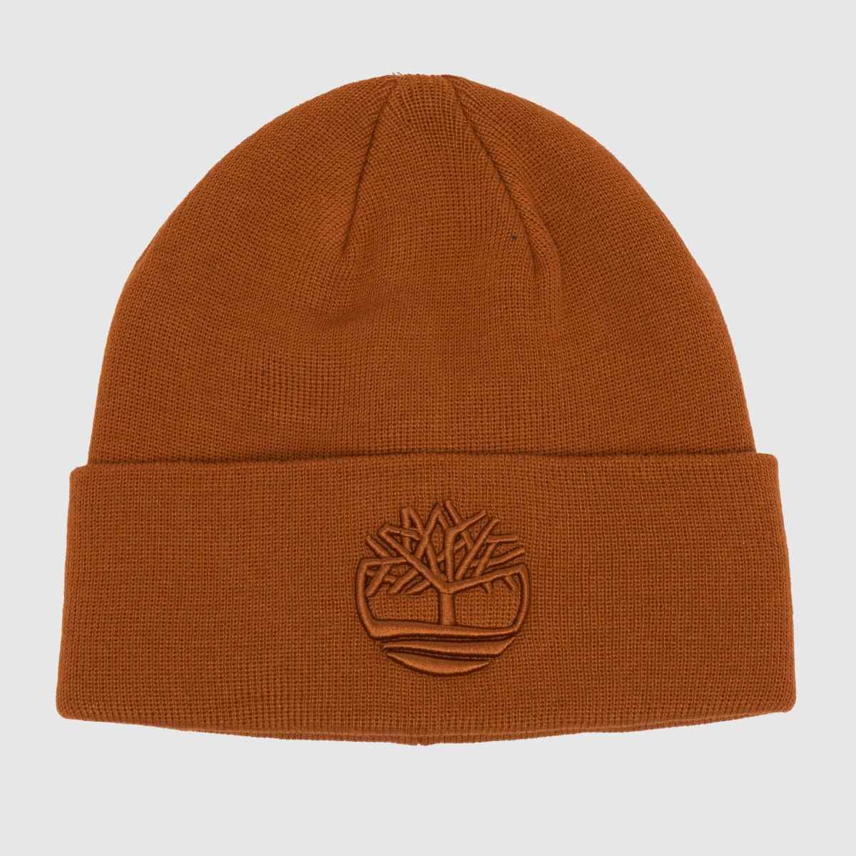 Timberland Tonal 3d Beanie in Brown | Lyst UK