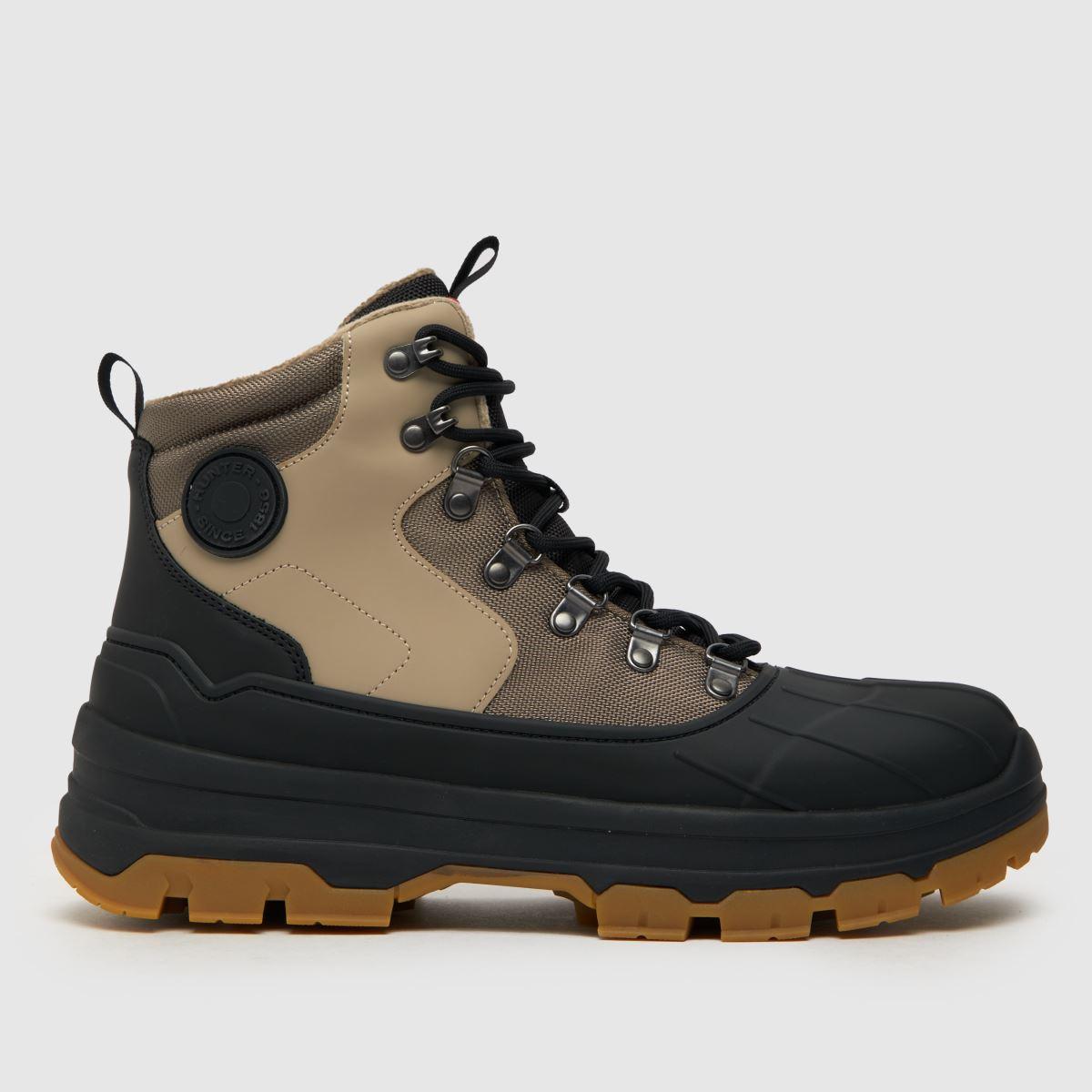 HUNTER Explorer Duck Boots In in Black for Men | Lyst UK