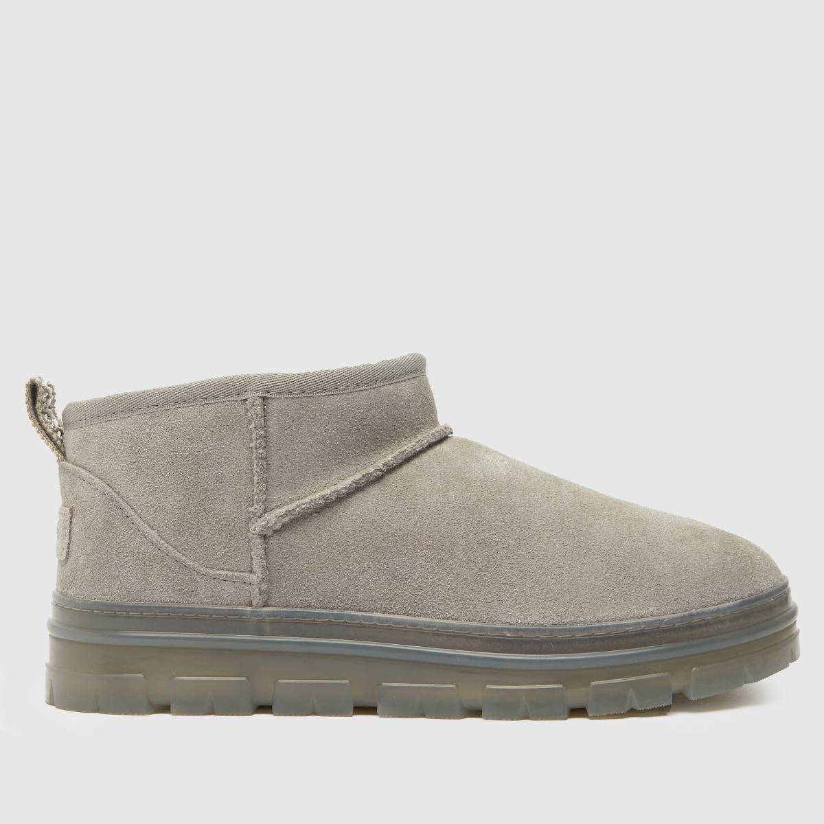 UGG Classic Ultra Mini Clear Boots in Grey | Lyst UK