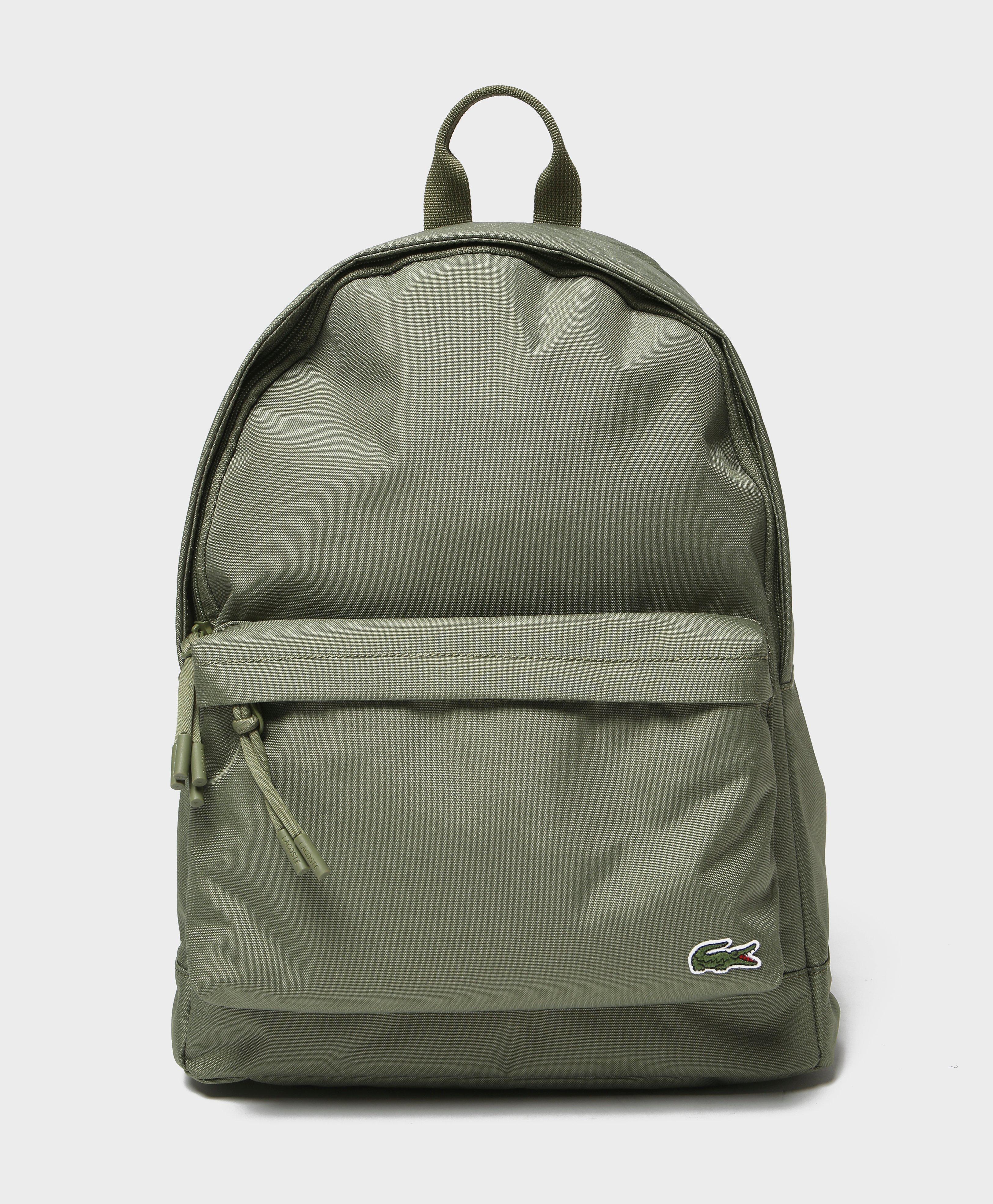Lacoste Synthetic Backpack in Green for Men - Lyst
