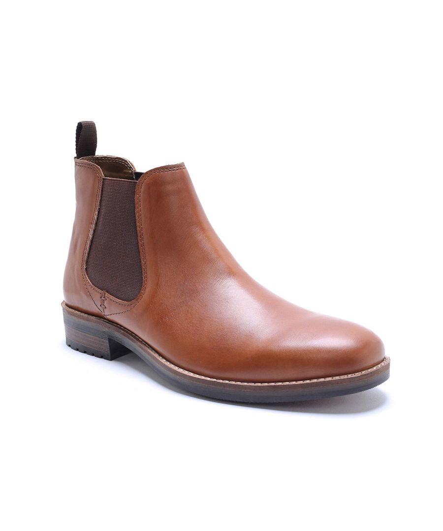 Red Tape Bowden Leather Tan Chelsea Boots in Brown for Men | Lyst UK
