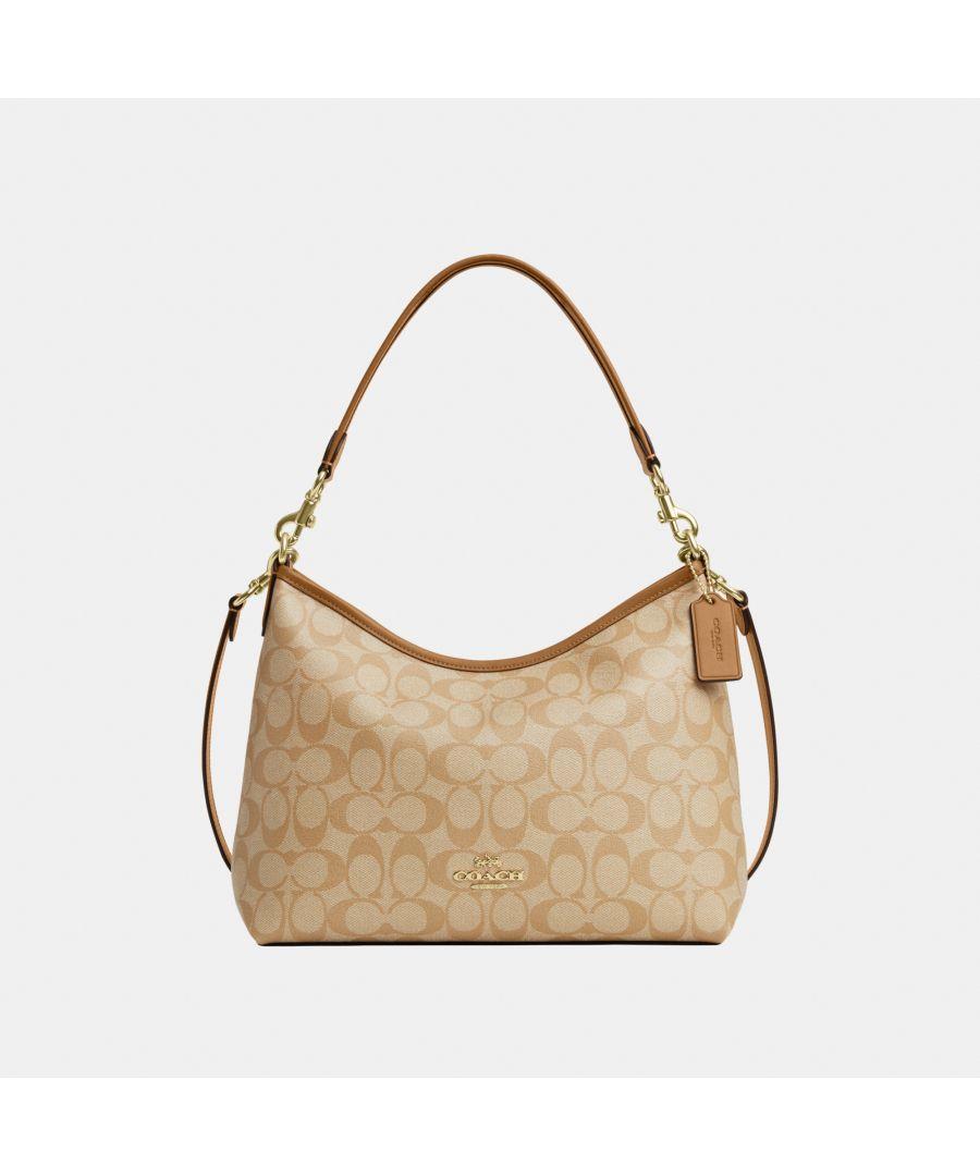 COACH Laurel Shoulder Bag in White | Lyst UK