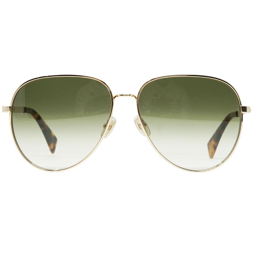 Lanvin Gradient Lens Sunglasses in Green for Men | Lyst UK