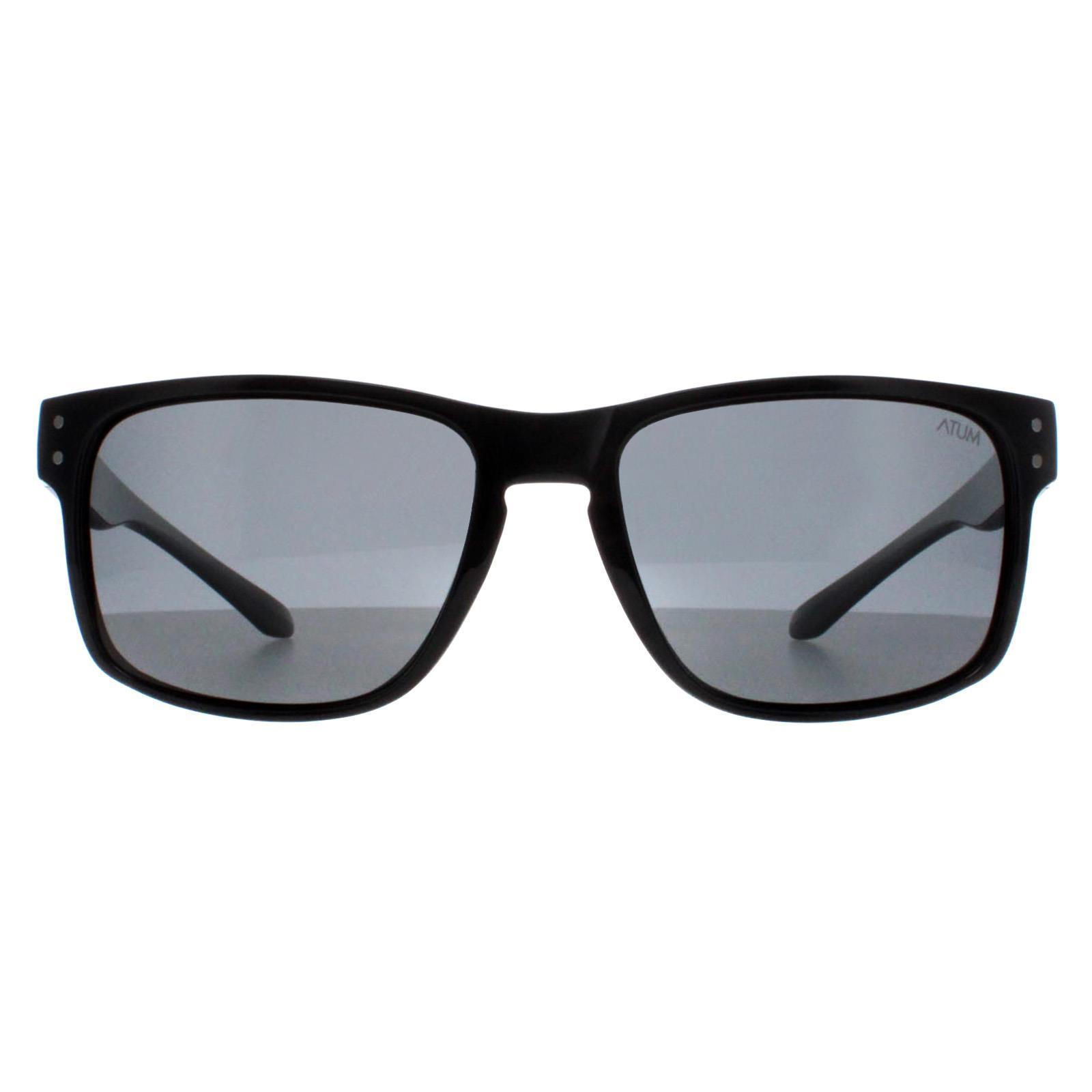 Atum Rectangle Shiny Smoke Waterhouse in Black for Men | Lyst UK