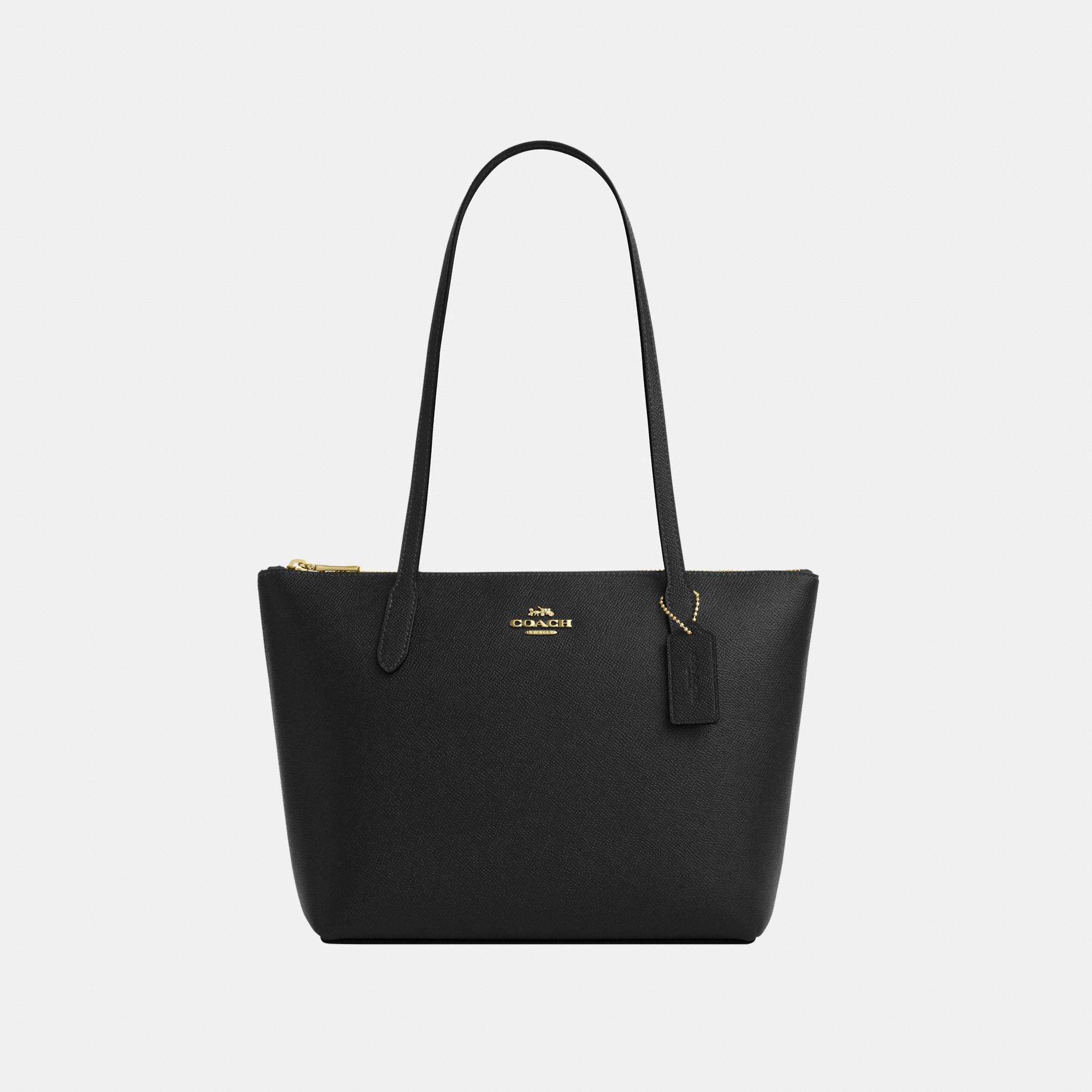 COACH Fiona Zip Tote in Black | Lyst UK