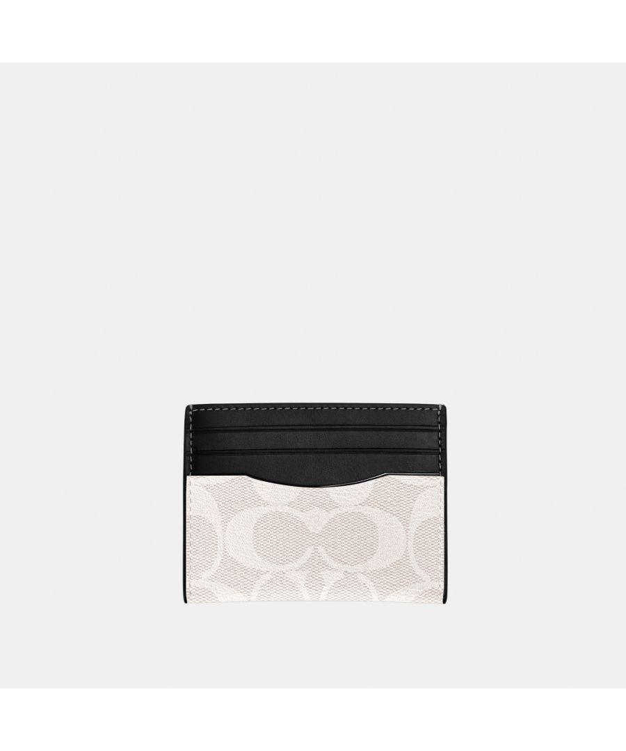 COACH Slim Id Card Case in White for Men | Lyst UK
