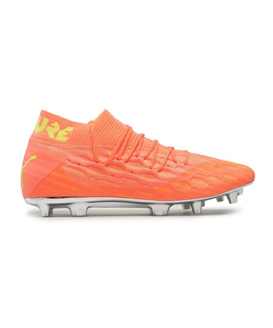PUMA Future 5.1 Netfit Osg Fg/ag Lace-up Orange Synthetic Football ...