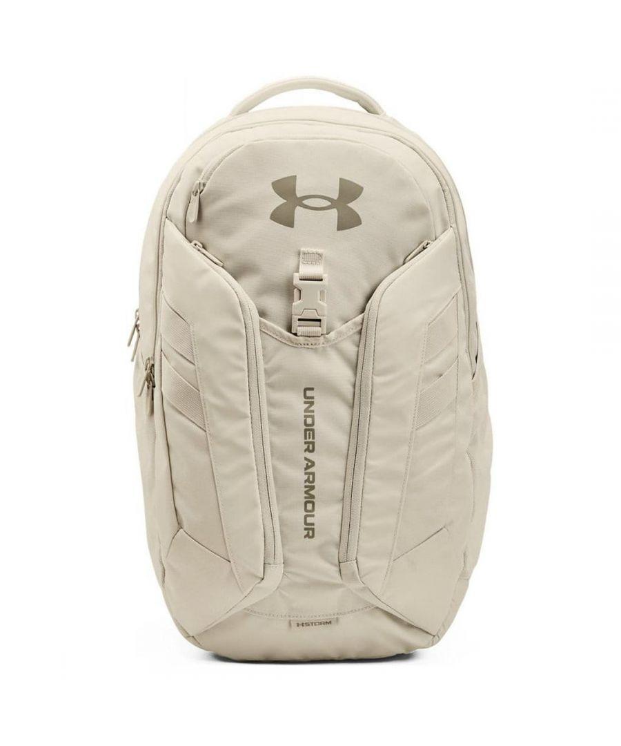 Under Armour Hustle Pro Beige Backpack in White for Men | Lyst UK