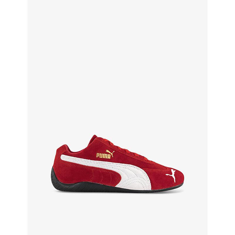 PUMA Speedcat Og Suede Low-Top Trainers in Red for Men | Lyst