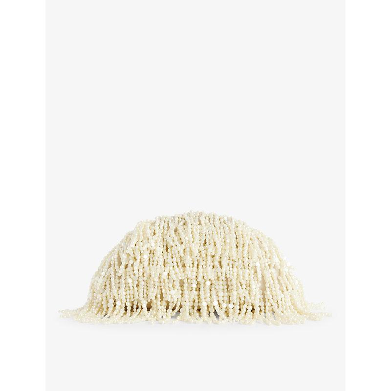 Cult Gaia Jaala Nano Faux- Clutch in Natural | Lyst