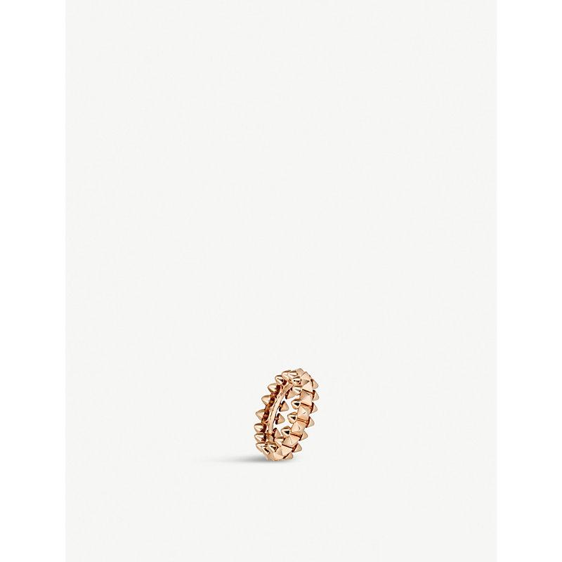 Cartier Clash De Small 18ct Rose-gold Ring in Natural | Lyst