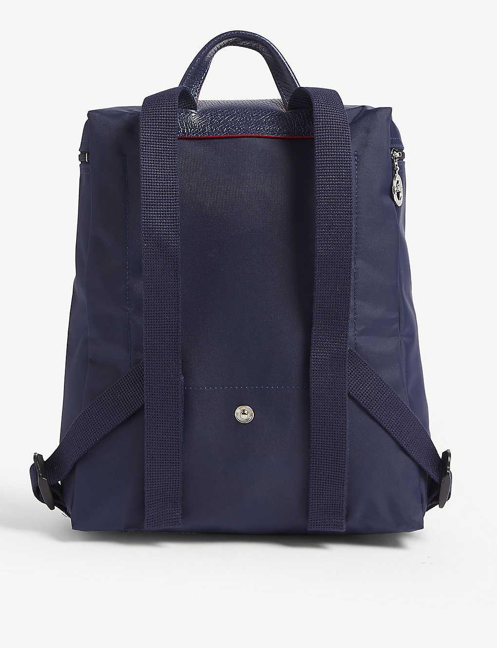 Longchamp Synthetic Le Pliage Club Nylon Backpack In Navy Blue Lyst