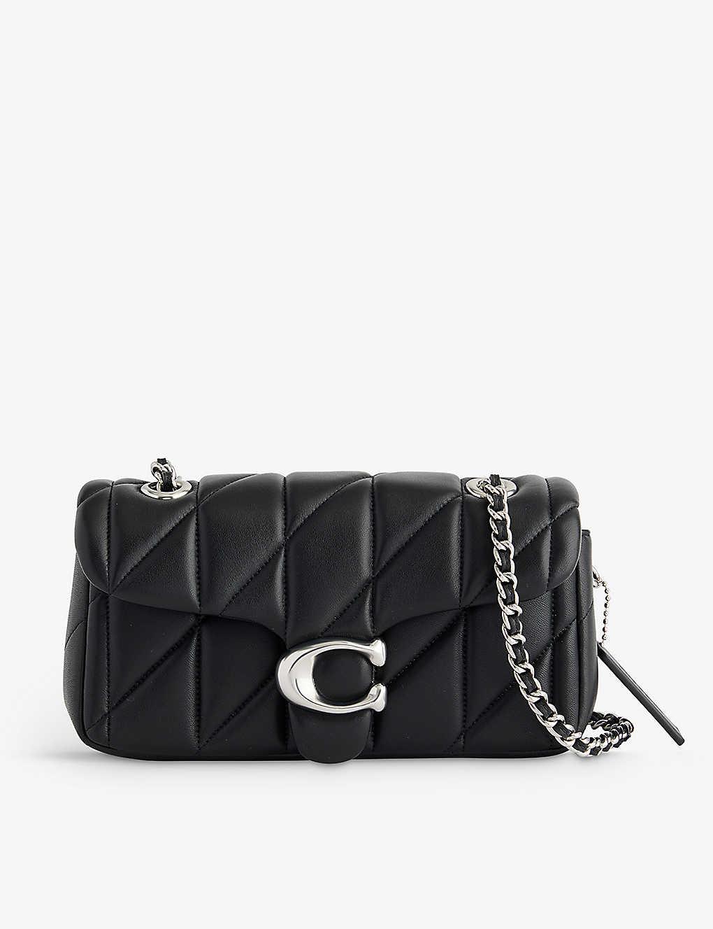 COACH Tabby 20 Quilted Leather Cross-body Bag in Black | Lyst UK