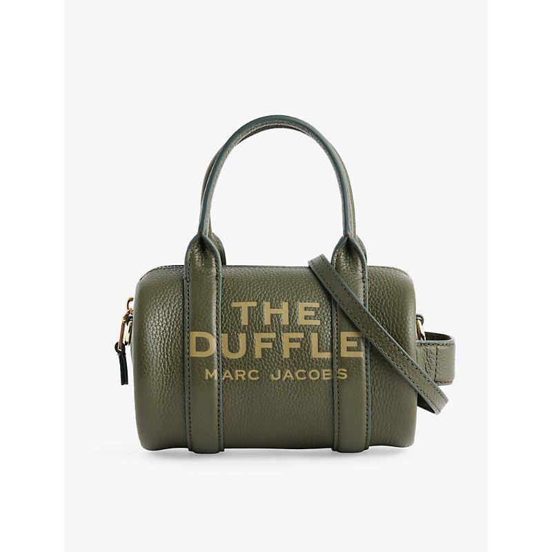 Marc Jacobs The Leather Mini Duffle Bag in Green | Lyst