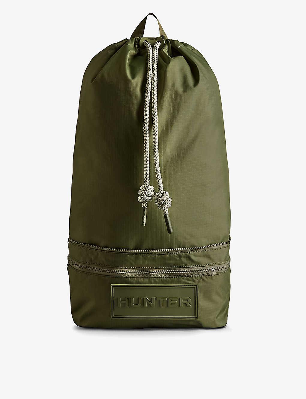 HUNTER Travel Two-way Recycled-nylon Backpack in Green | Lyst UK