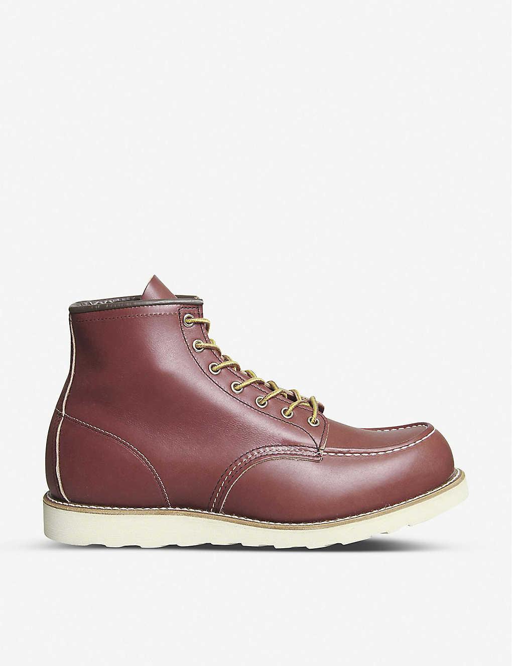 Red Wing 6 Inch Moc Toe Boot in Red for Men | Lyst