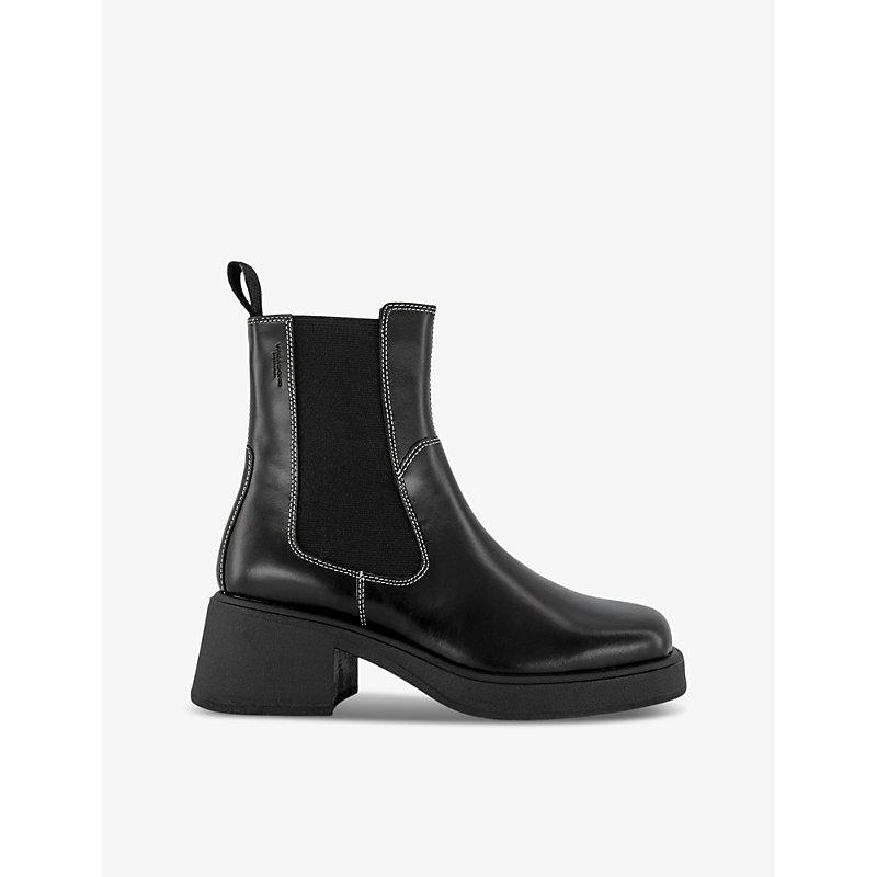 Vagabond Shoemakers Dorah Pull-Tab Leather Chelsea Boots in Black | Lyst