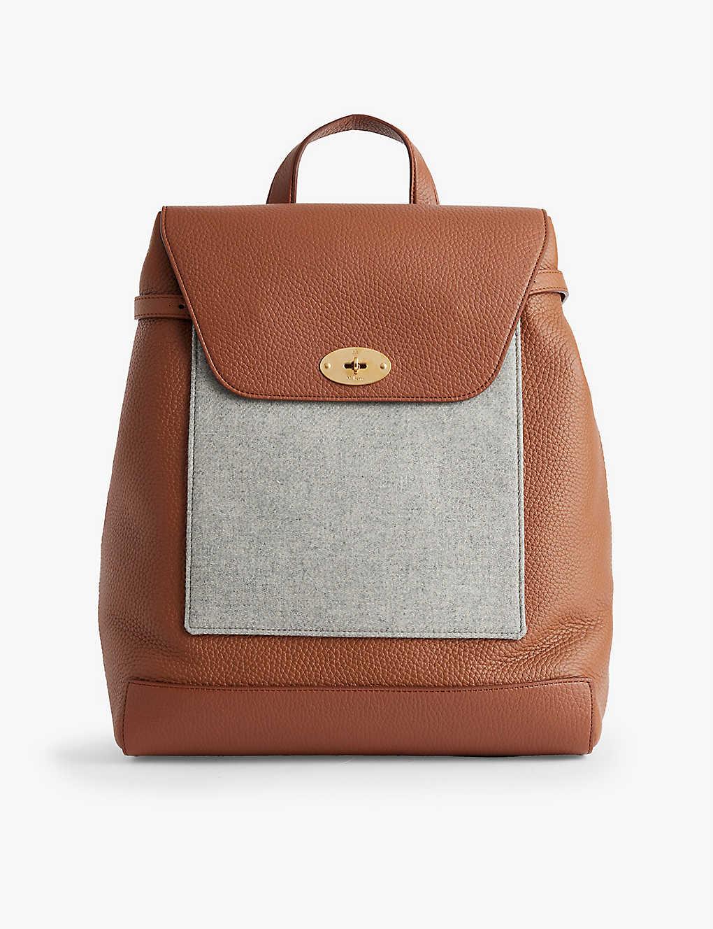Eleventy X Mulberry Chiltern Leather Backpack in Brown for Men | Lyst UK