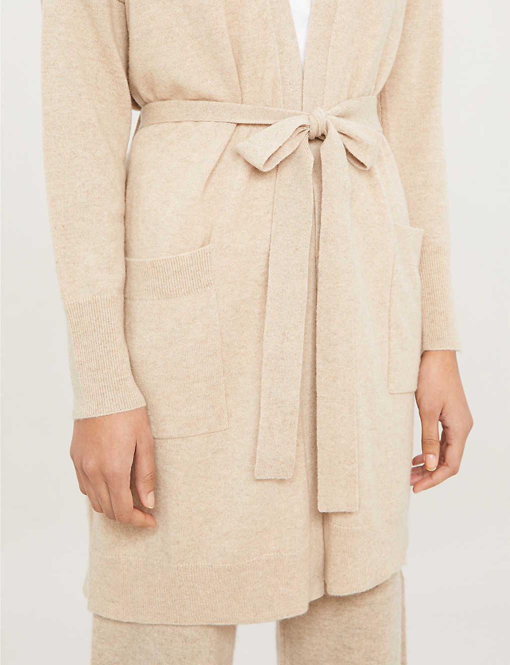 Chinti & Parker The Duster Belted Cashmere Cardigan in Oatmeal (Natural ...