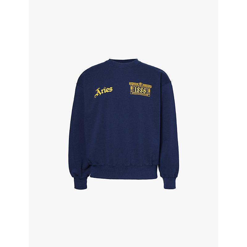 Aries X Arsenal 1886 Crew-Neck Relaxed-Fit Cotton-Jersey Aries X Arsenal 1886 Crew-Neck Relaxed-Fit Cotton-Jersey