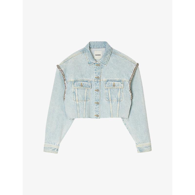 Sandro Denim in Blue | Lyst