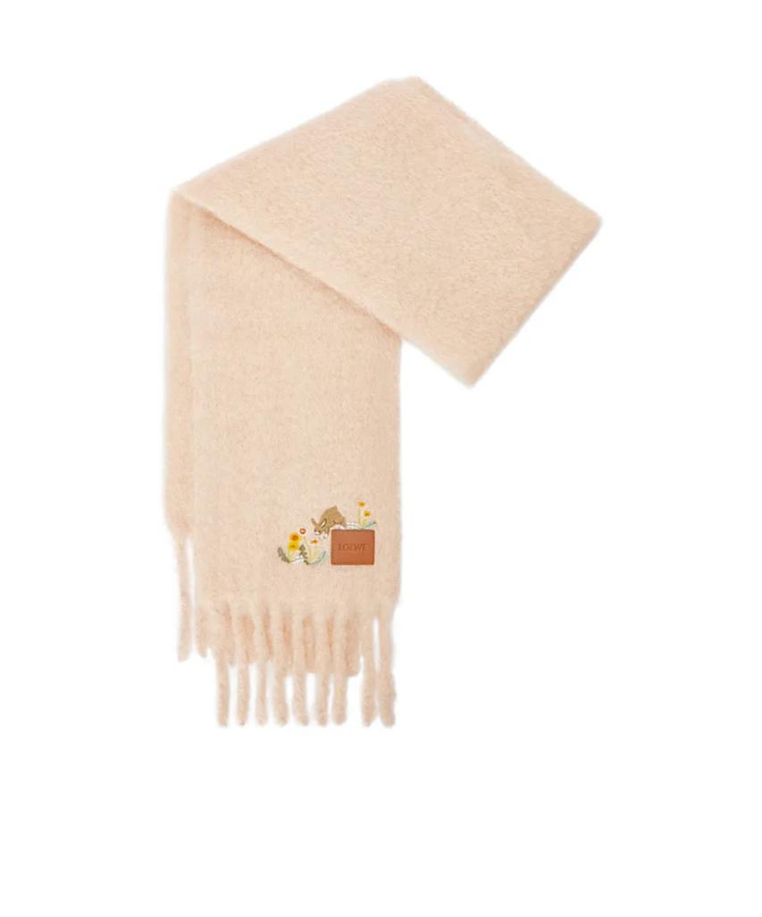 Loewe Pattern Scarf in White | Lyst