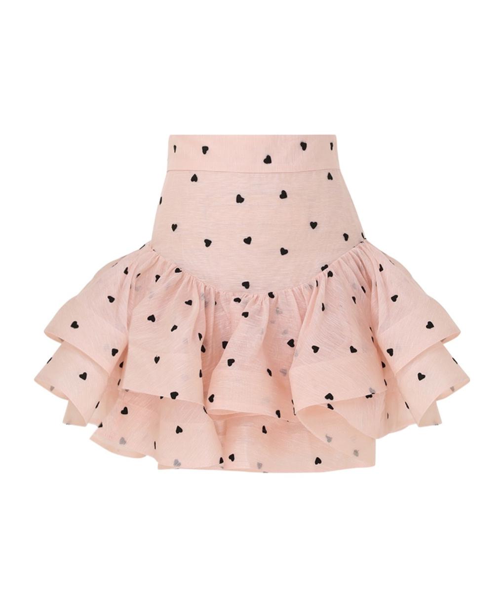 Zimmermann Frilly Skirt in Pink | Lyst