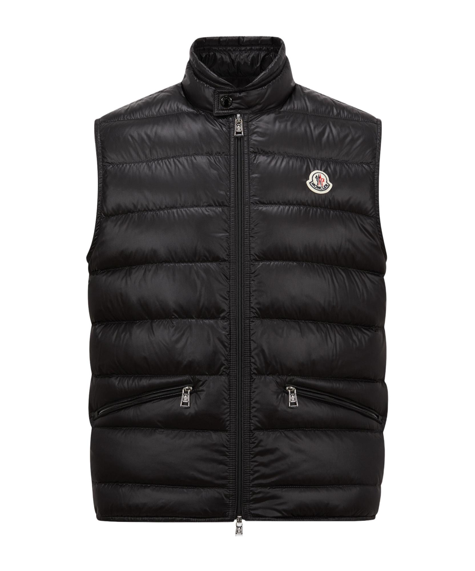 Moncler Gui Foldable Down Vest in Black for Men | Lyst