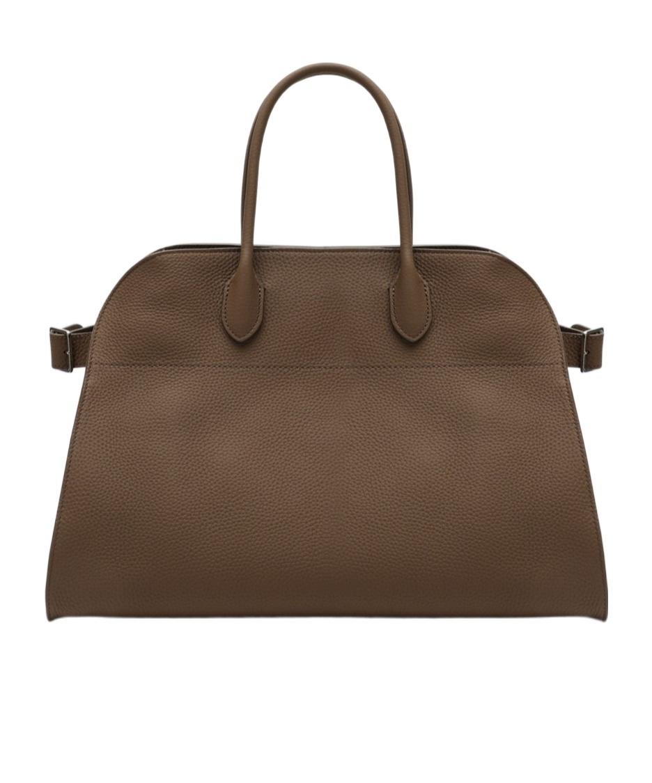 The Row Logo Handbag in Brown | Lyst