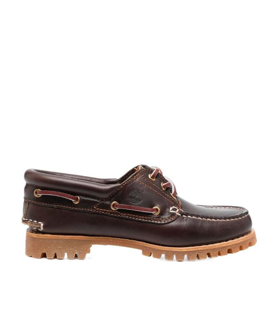 Timberland Laced Derby Shoes in Brown | Lyst