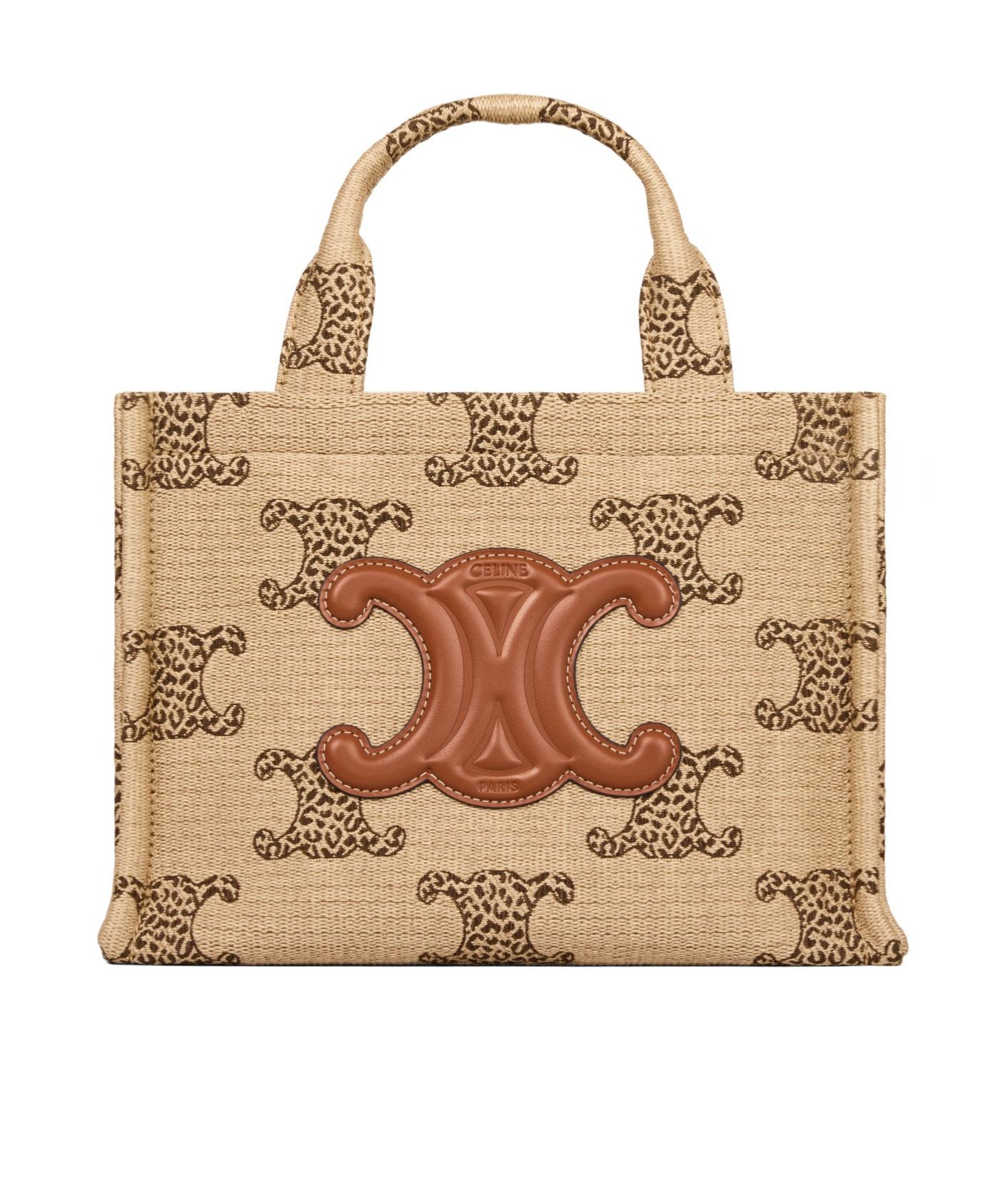 Celine Small Triomphe Logo Shoulder Bag in Metallic | Lyst