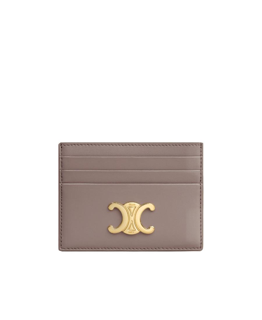 Celine Triomphe Logo Card Package in Gray | Lyst