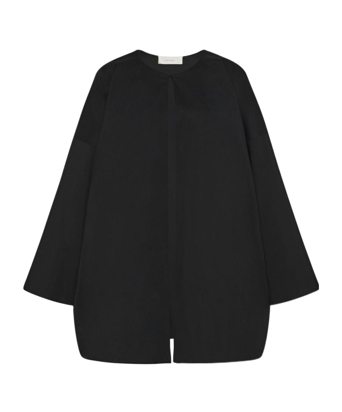 The Row Raj Wool Coat in Black | Lyst