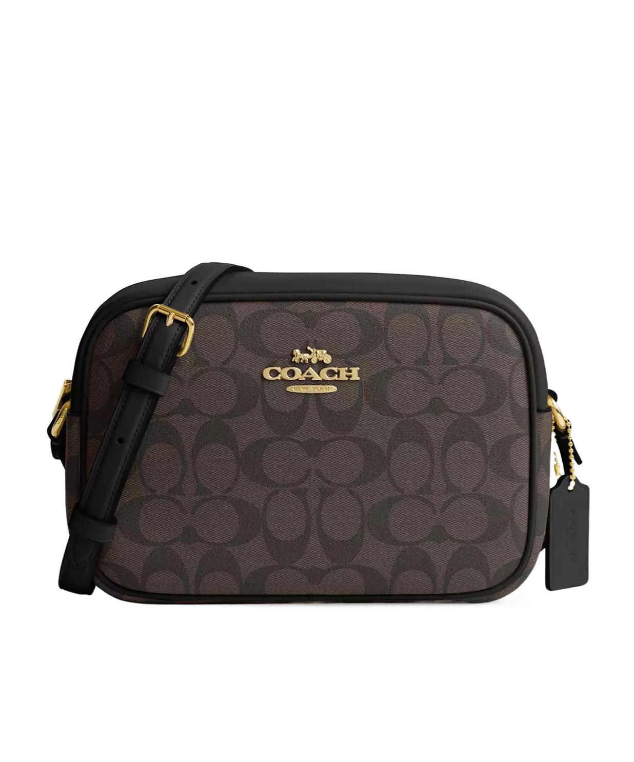 COACH Jamie Logo Camera Bag in Black | Lyst
