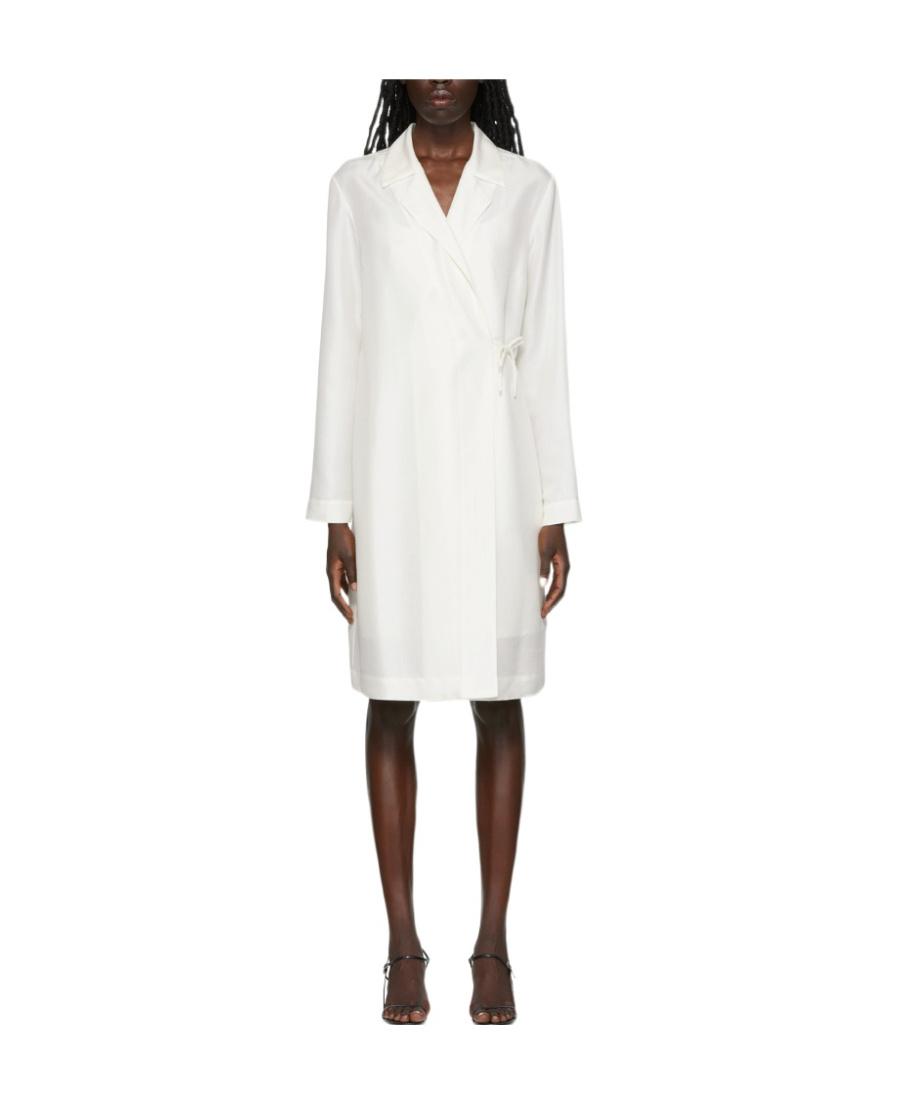 The Row Tie A Trench Coat in White | Lyst