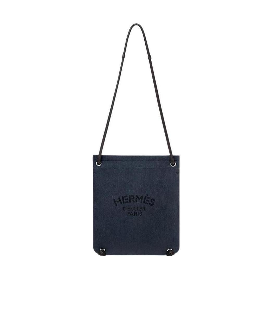 Hermès Logo Backpack in Blue | Lyst