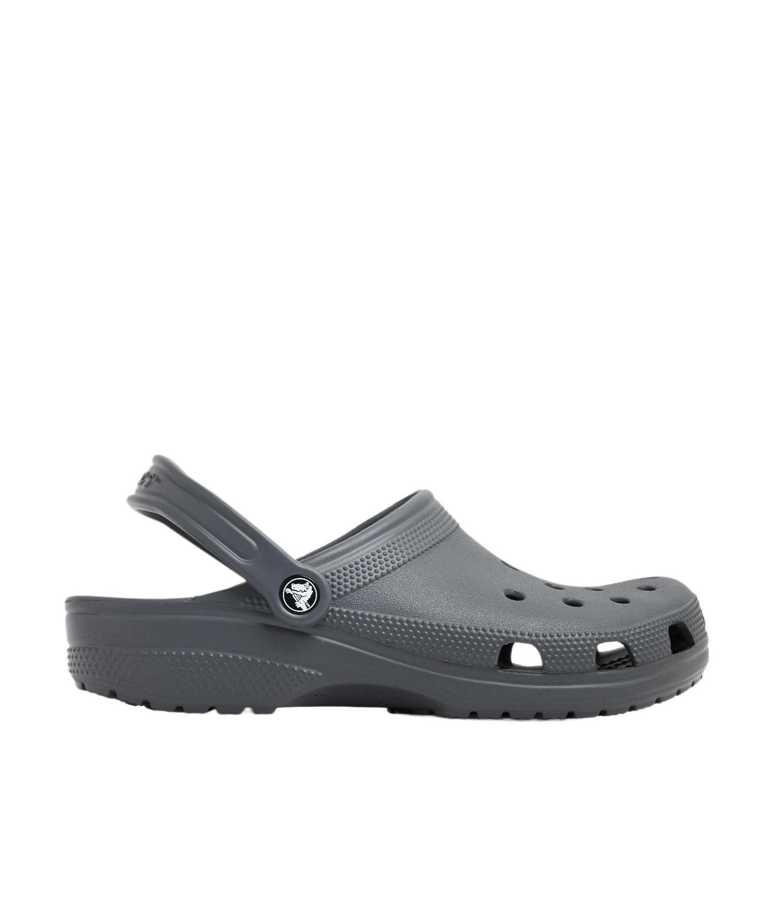 Crocs™ Logo Flats in Gray | Lyst