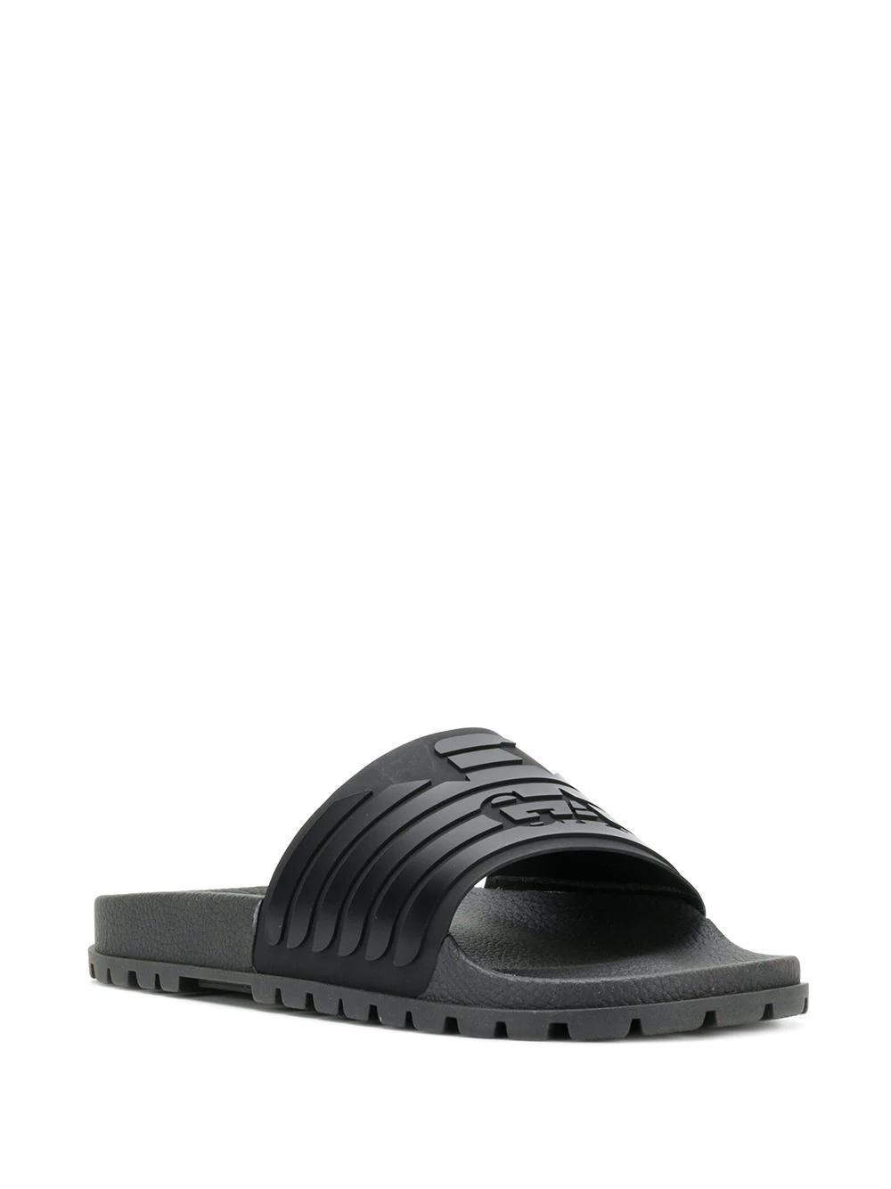 Mens armani flip flops sale store
