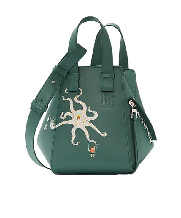 Loewe Pattern Shoulder Bag in Green | Lyst