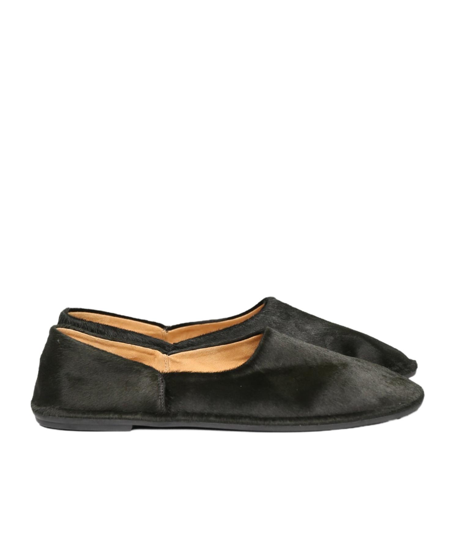 The Row Step On Flat Shoes in Black | Lyst