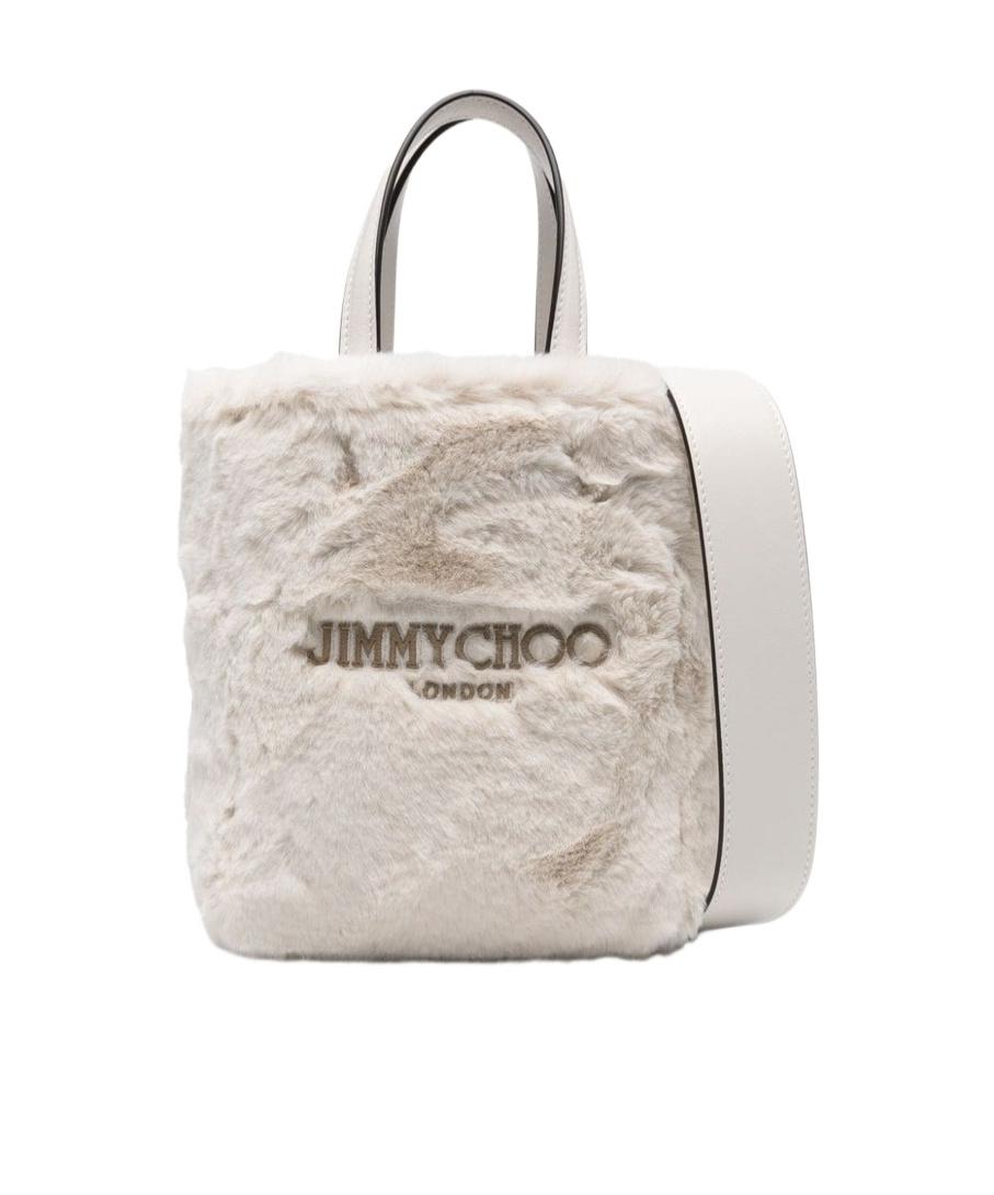 Jimmy Choo Double Hand Shoulder Bag in Natural | Lyst