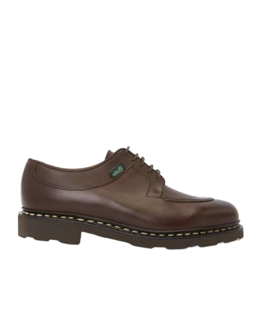 Paraboot Laced Derby Shoes in Brown for Men | Lyst