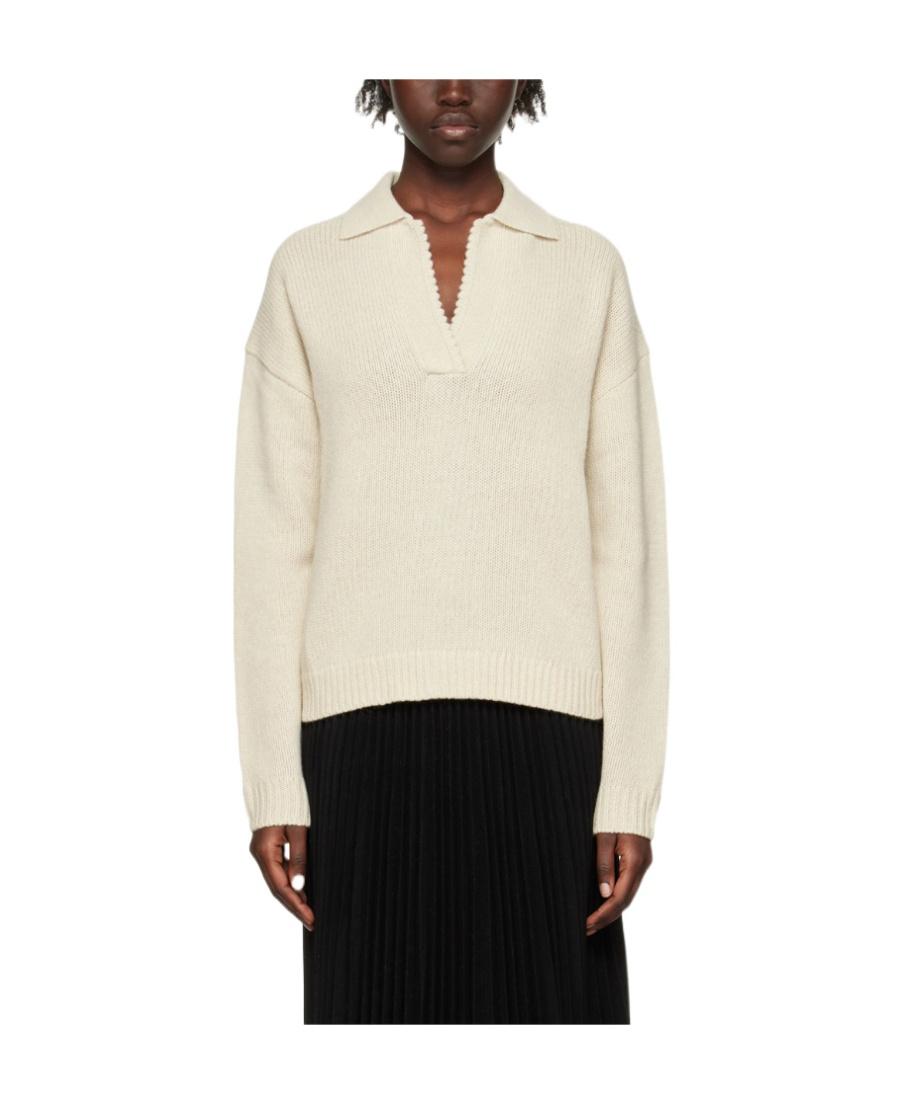 Theory Logo Sweater in White | Lyst