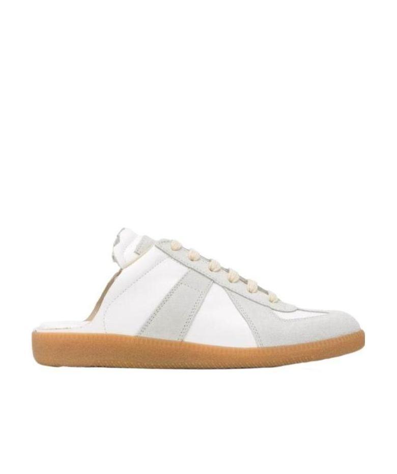 Maison Margiela Replica Open-Back Trainers in White | Lyst