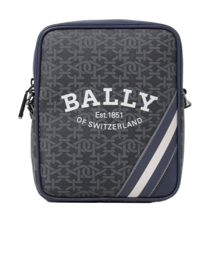 Bally Square Cross-Body Bag in Gray for Men | Lyst