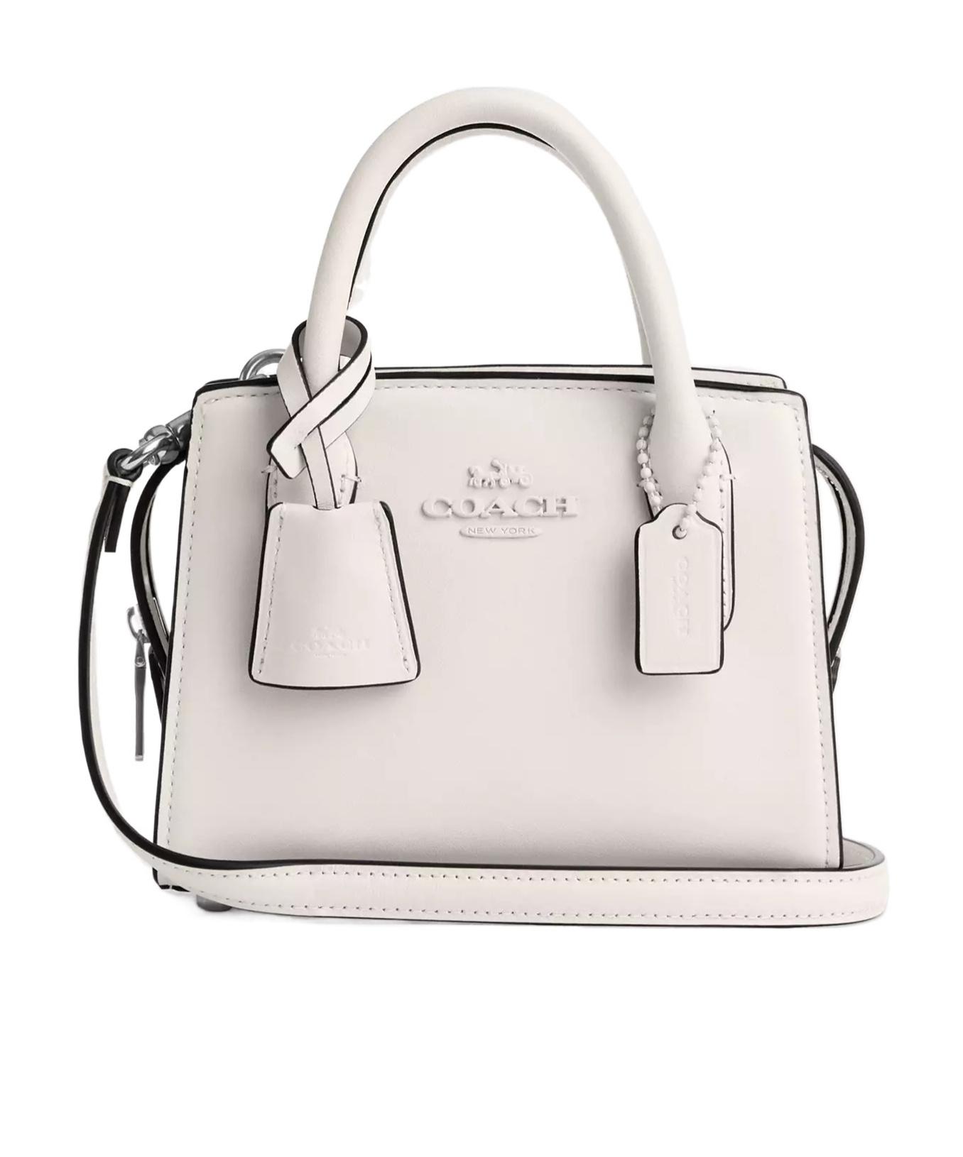 COACH Andrea Mini Shoulder Bag in Natural | Lyst