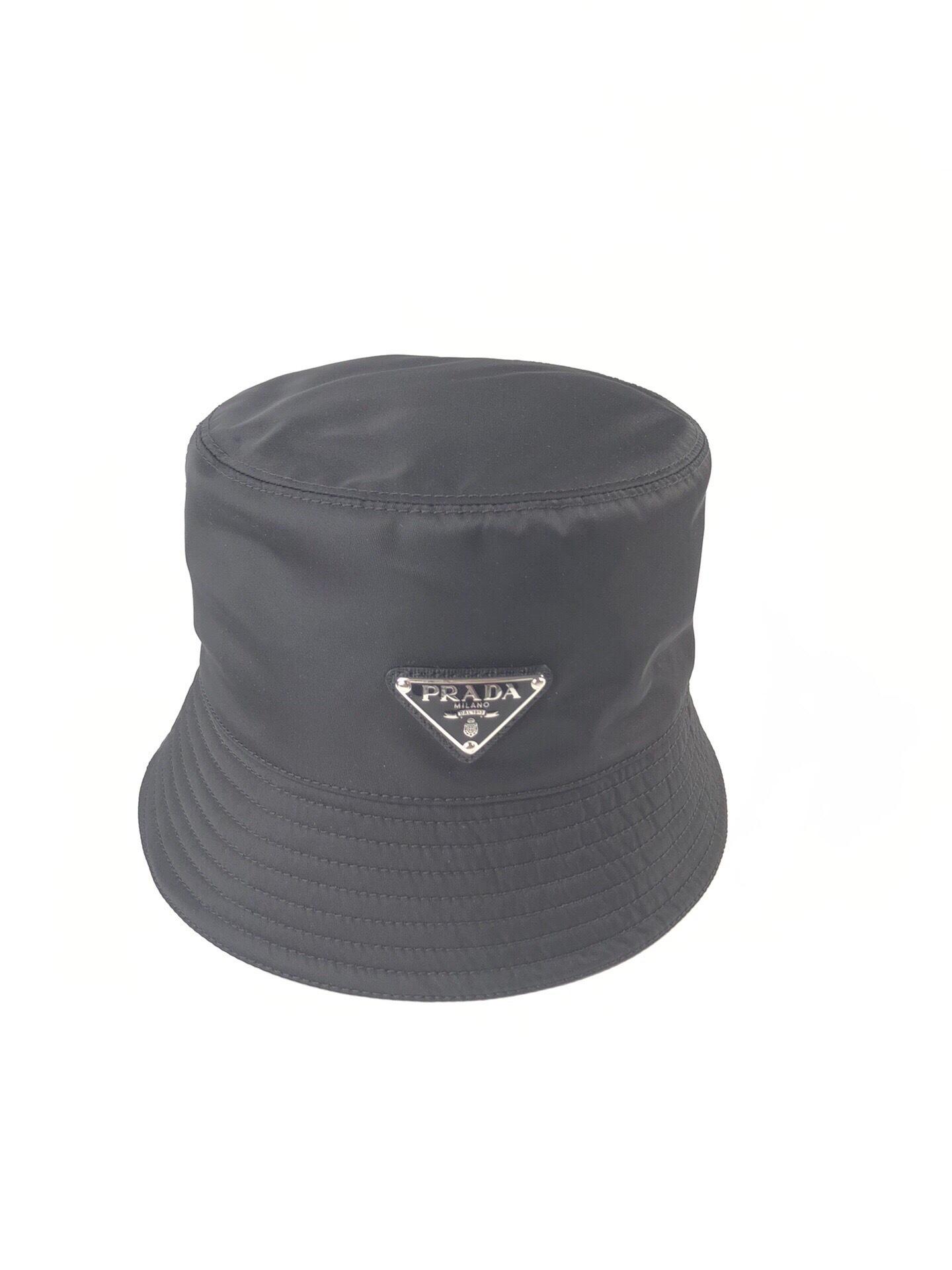 Prada Re-Nylon Barrel Hat in Gray for Men | Lyst