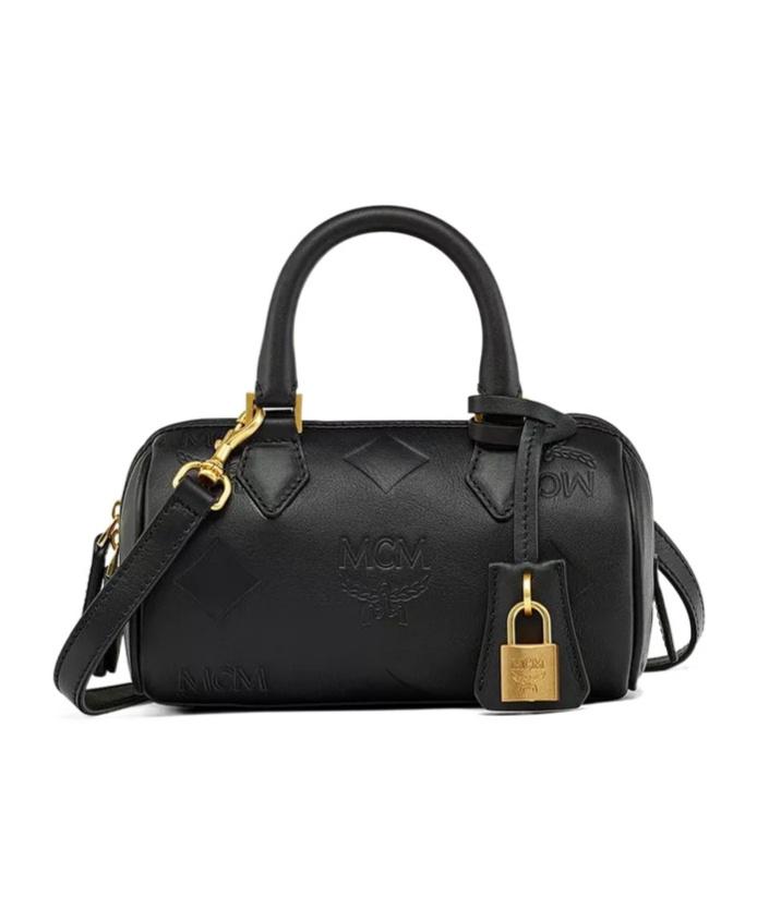 MCM Mini Ella Maxi Shoulder Bag in Black | Lyst