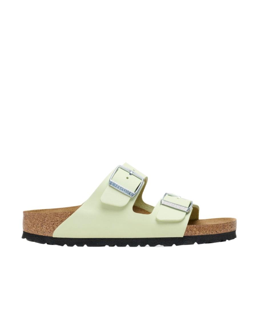 Birkenstock Arizona Suede Slides in Green | Lyst