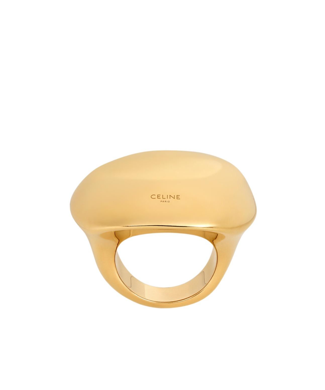 Celine Spherical Ring in Metallic | Lyst